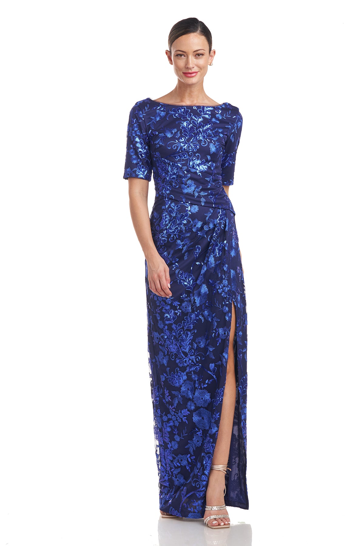 Ayana Column Gown – JS Collections