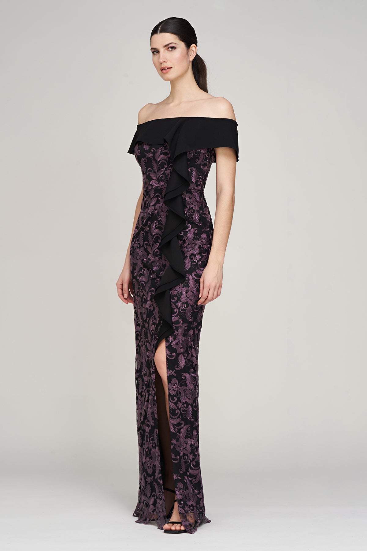 Heather Column Gown – JS Collections