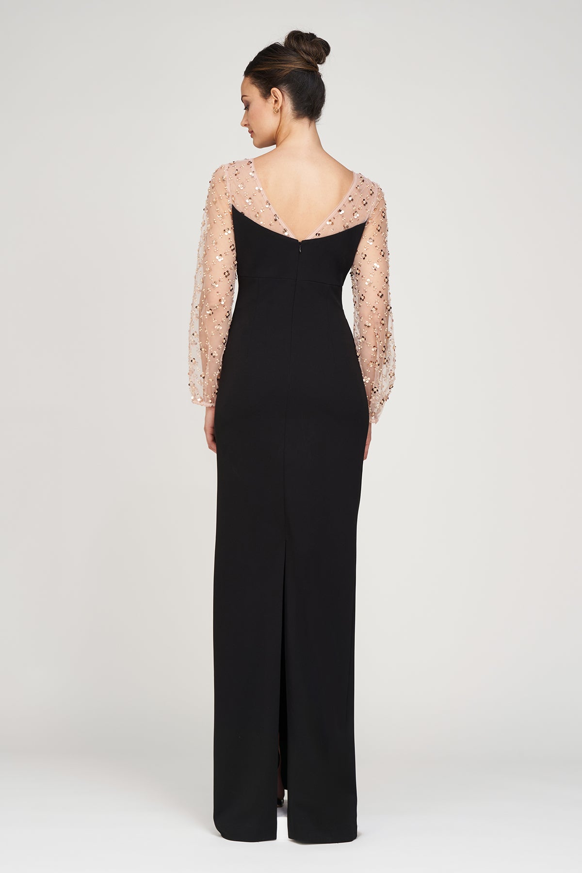 Risha Column Gown – JS Collections