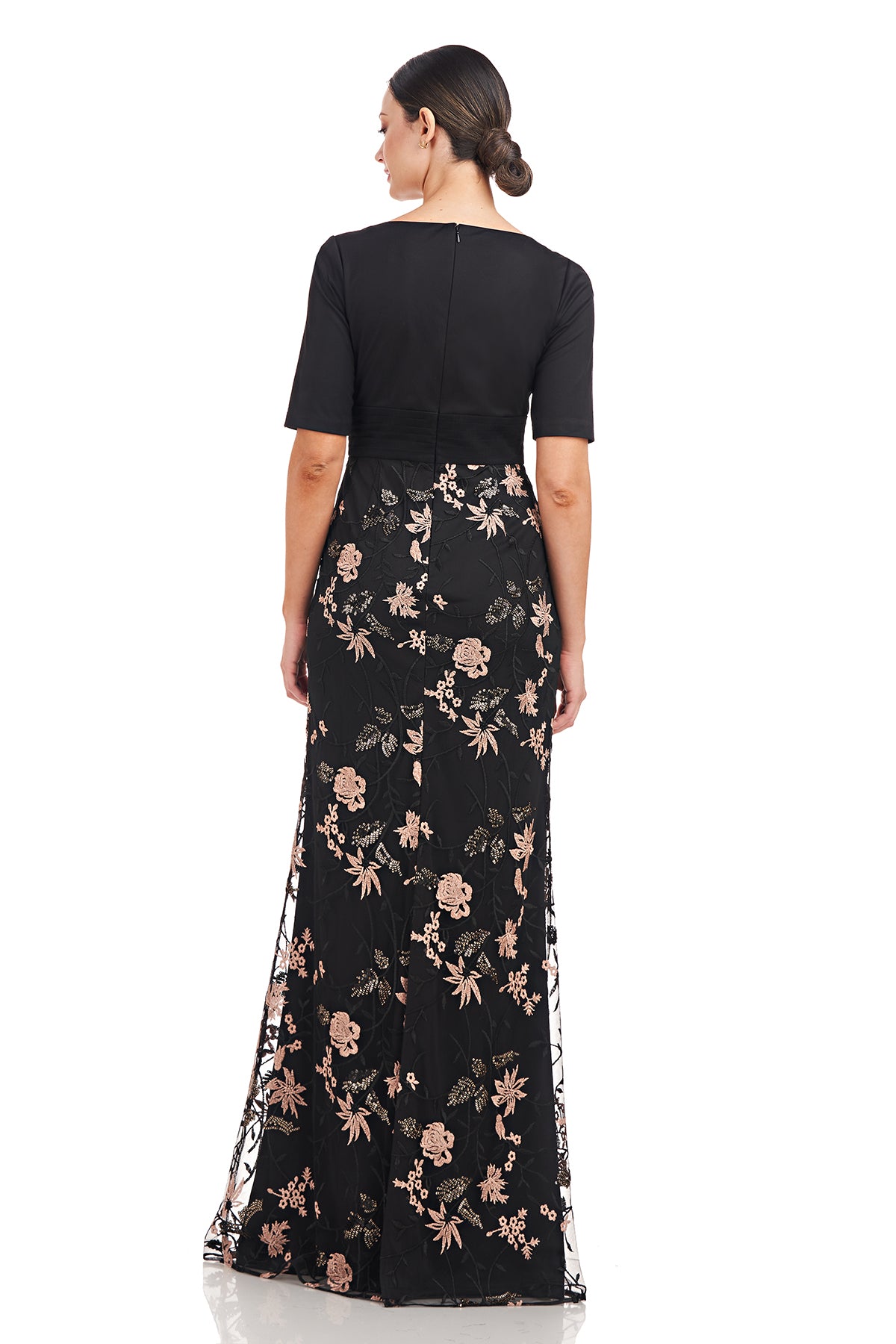 Lennon Pleated Mermaid Gown – JS Collections