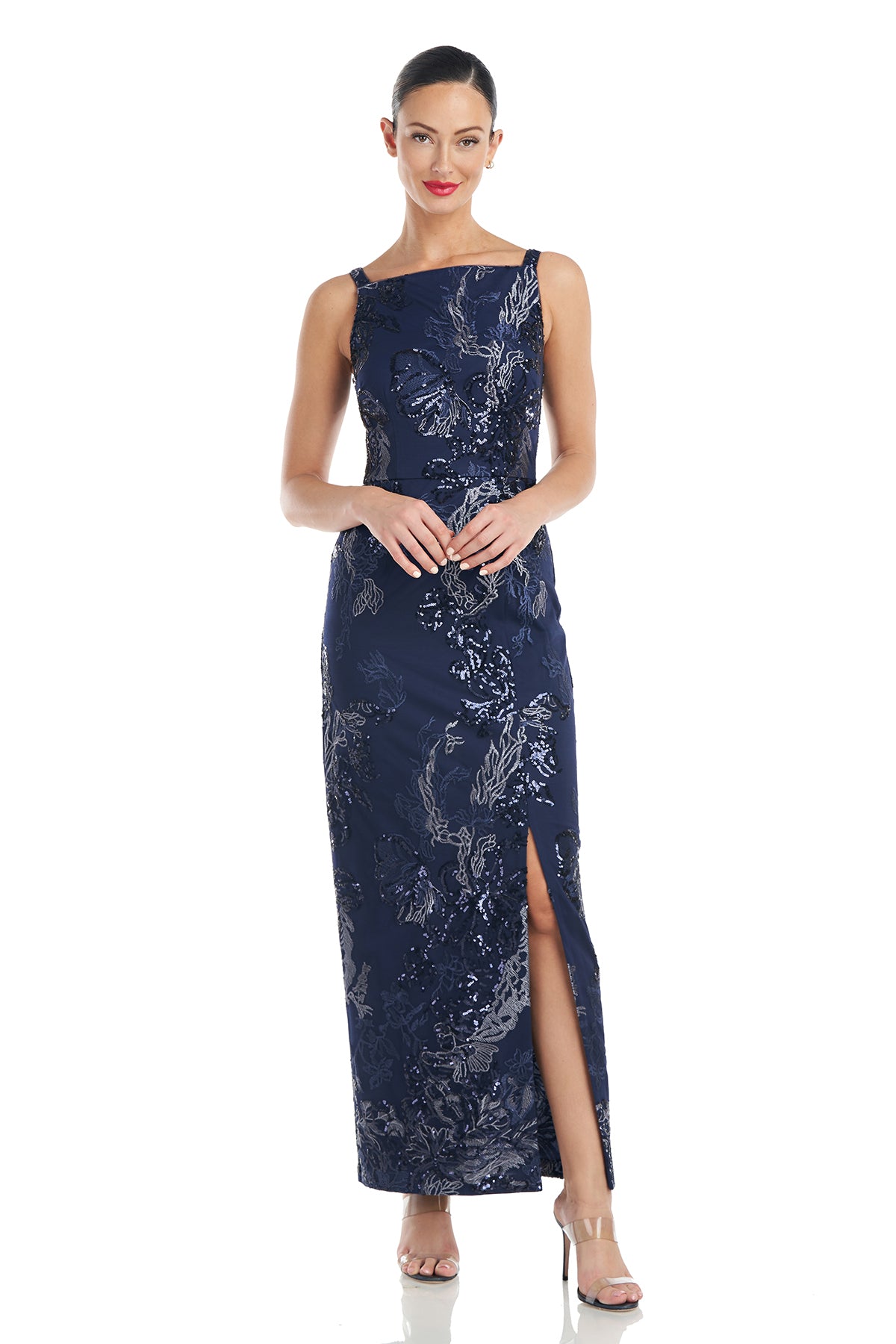Clara Apron Ankle Length Gown – JS Collections