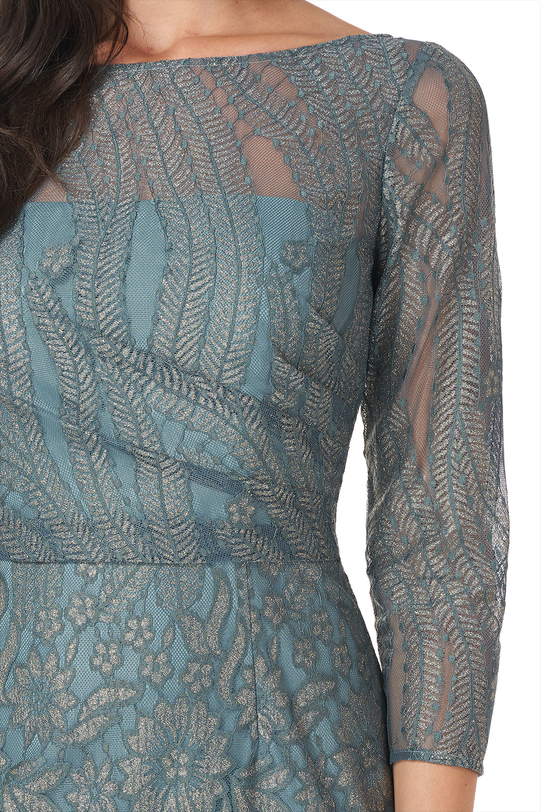 Illusion Lace Cocktail Dress – JS Collections