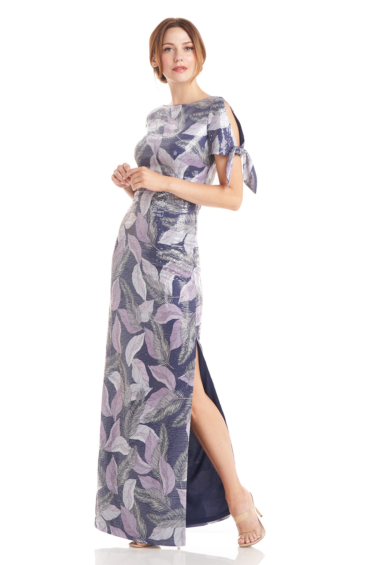 Carmen Column Gown – JS Collections