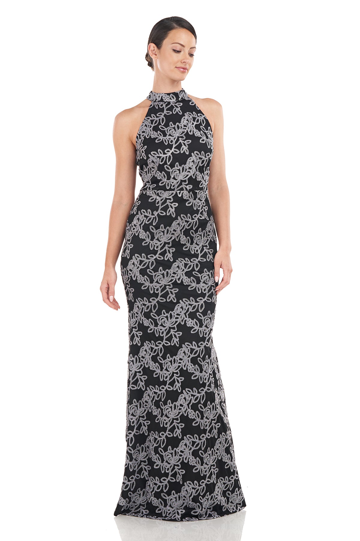 Alexandra Halter Mermaid Gown – JS Collections