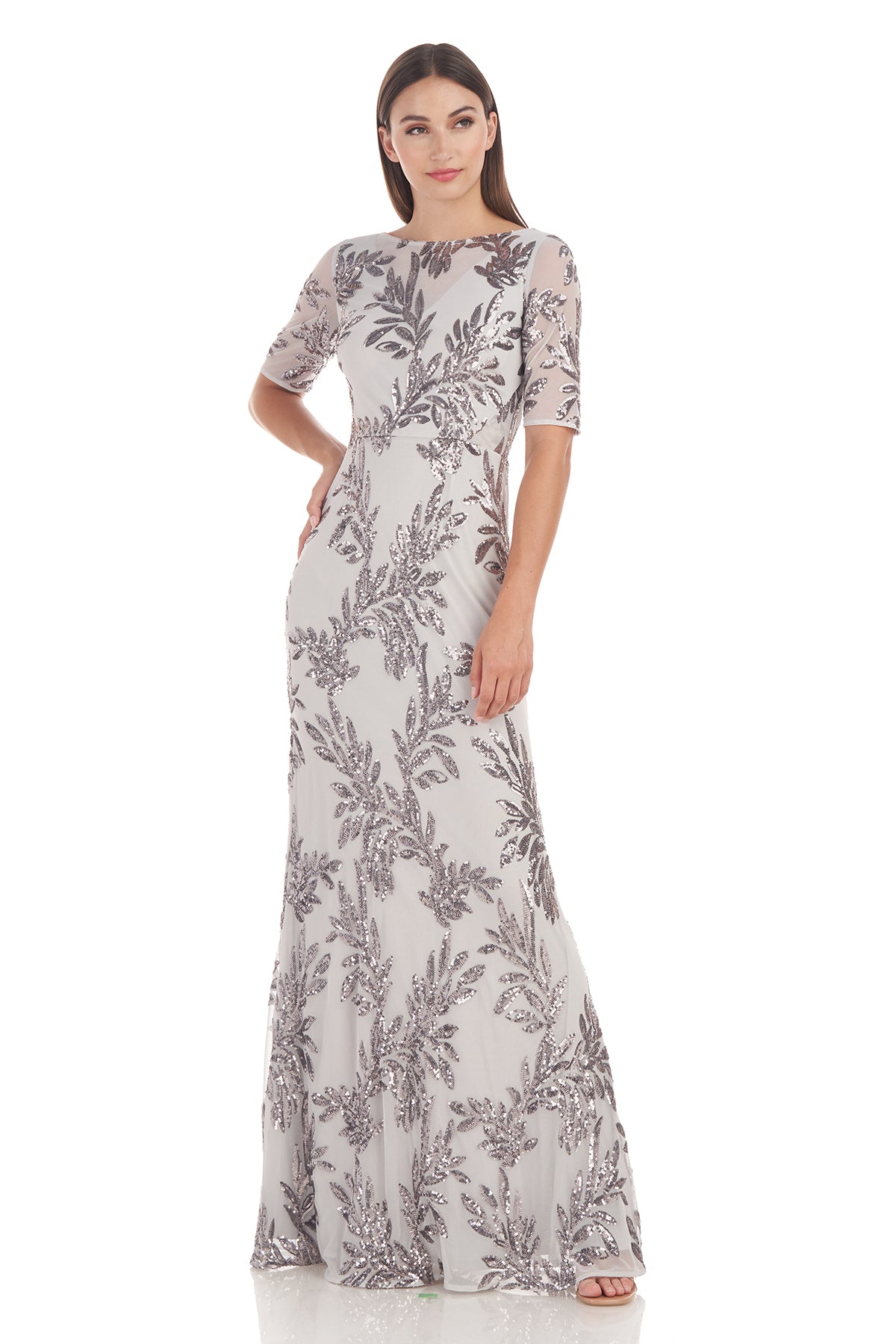 Chloe Faux Cut Out Gown – JS Collections