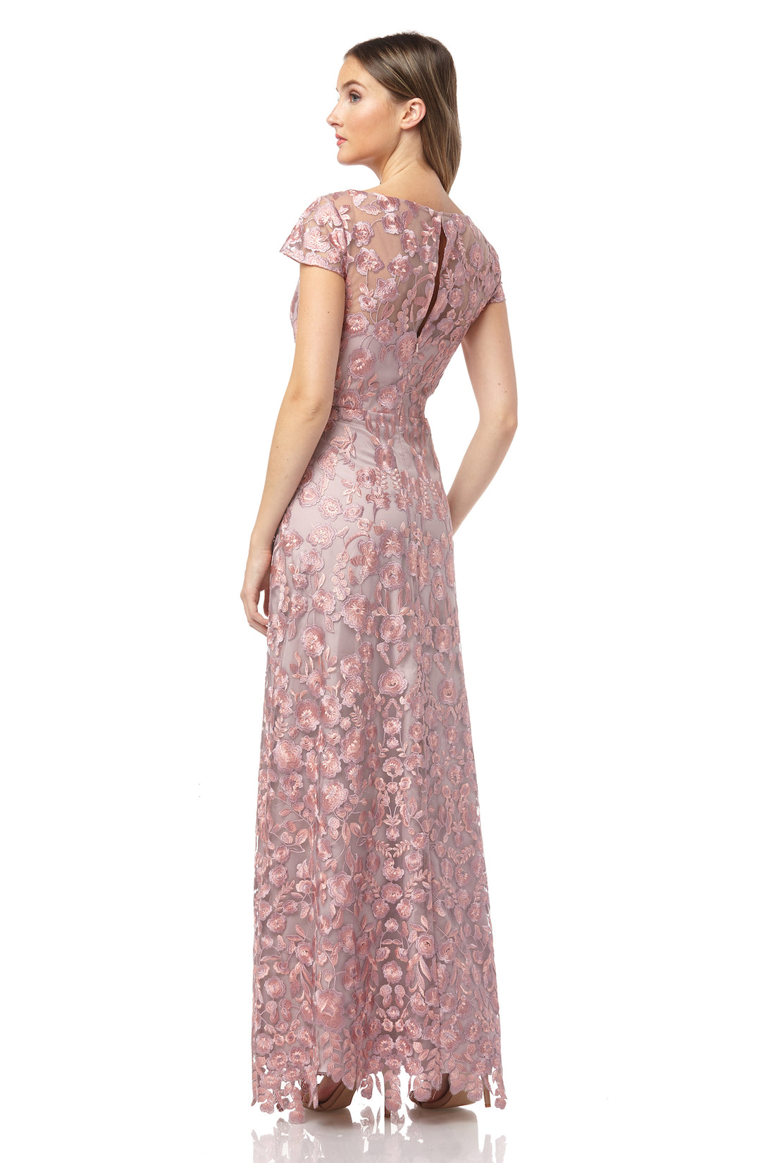 Elegant Embroidered Gown – JS Collections