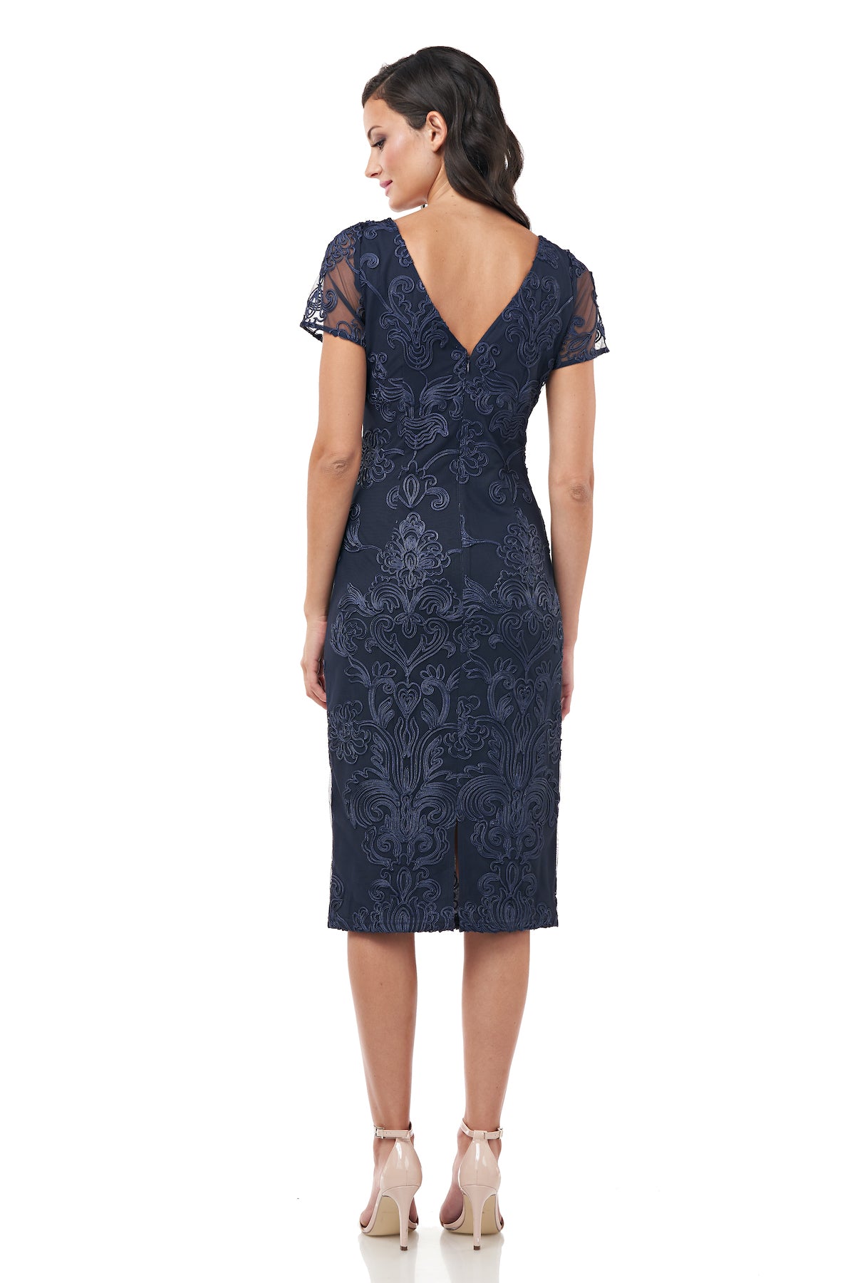 Short Sleeve Cocktail Dress – JS Collections